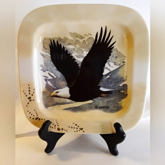 Mww Market | Dining | Eagle Decorserving Plate Wildlife Animals Ceramic ...